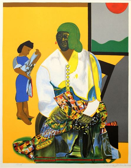 Romare Bearden | Romare Bearden - Mecklenburg Autumn (1979) | MutualArt