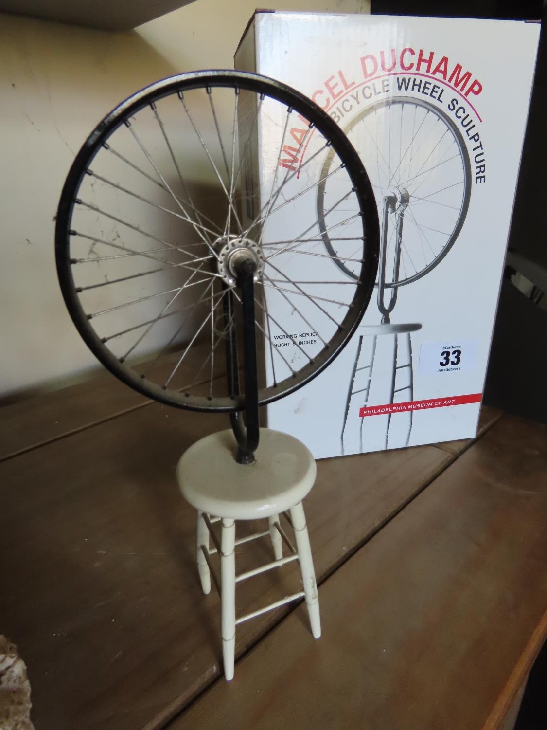 Marcel Duchamp | Vintage Marcel Duchamp Bicycle Sculpture in Box ...