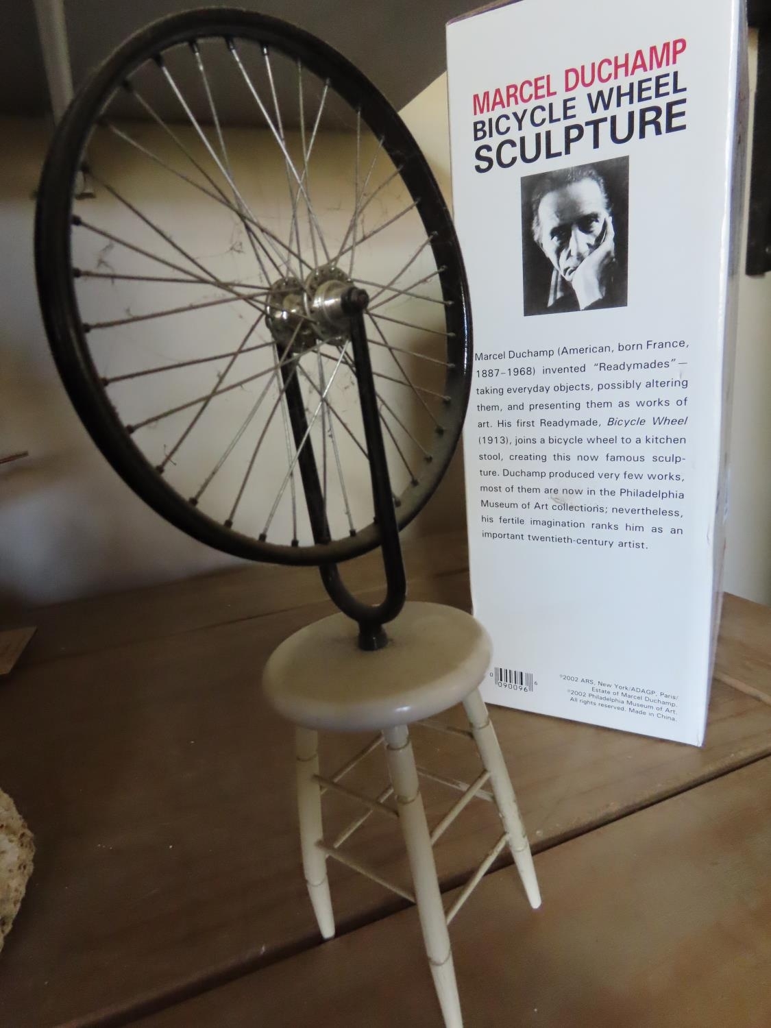 Marcel Duchamp | Vintage Marcel Duchamp Bicycle Sculpture in Box ...