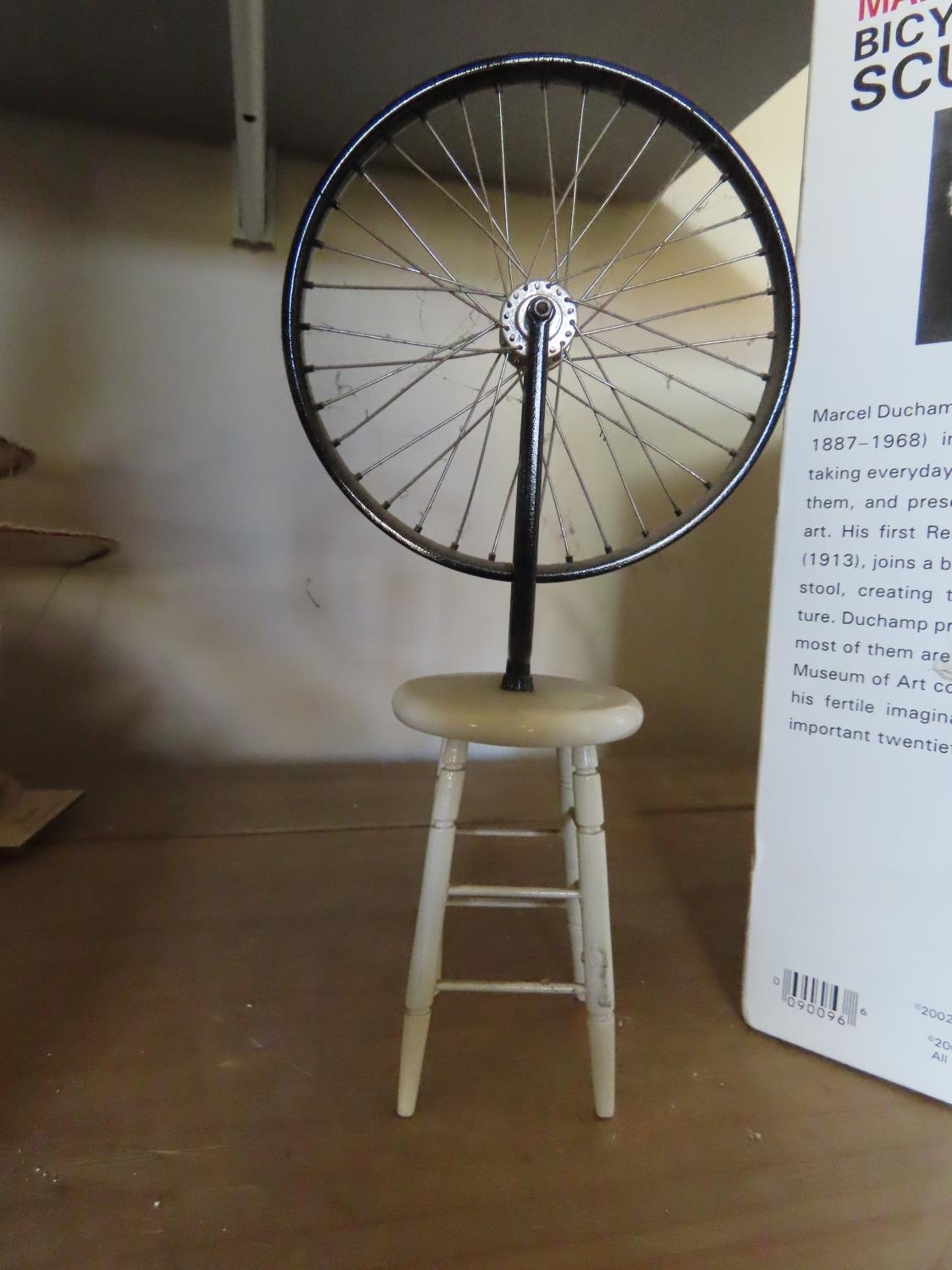 Marcel Duchamp | Vintage Marcel Duchamp Bicycle Sculpture in Box ...