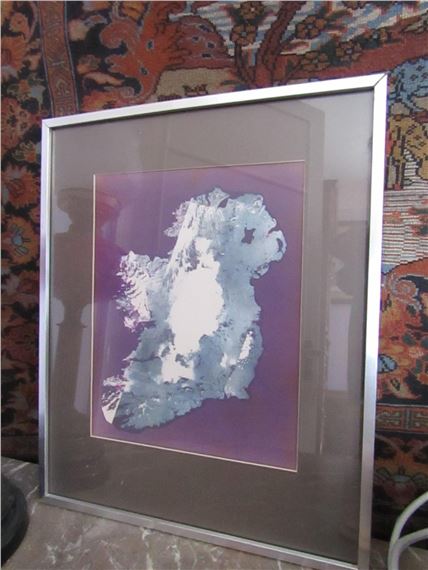 Robert Ballagh | Robert Ballagh Map of Ireland Fine Art Lithograph ...