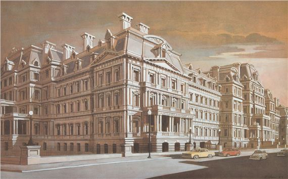 Richard Haas | Richard Haas Architectural Lithograph/Poster, Signed ...