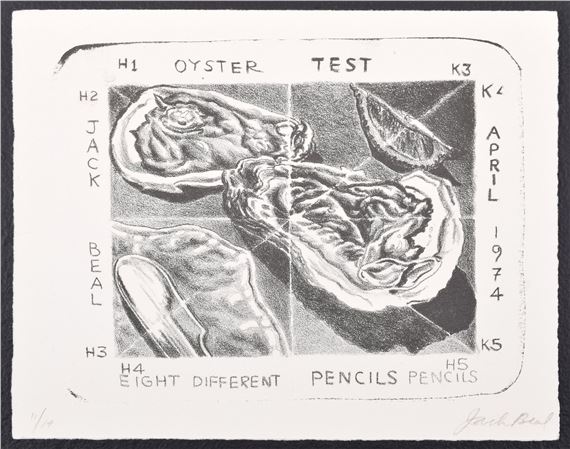Jack Beal | Jack Beal OYSTER TEST Lithograph, Signed Edition (1974 ...