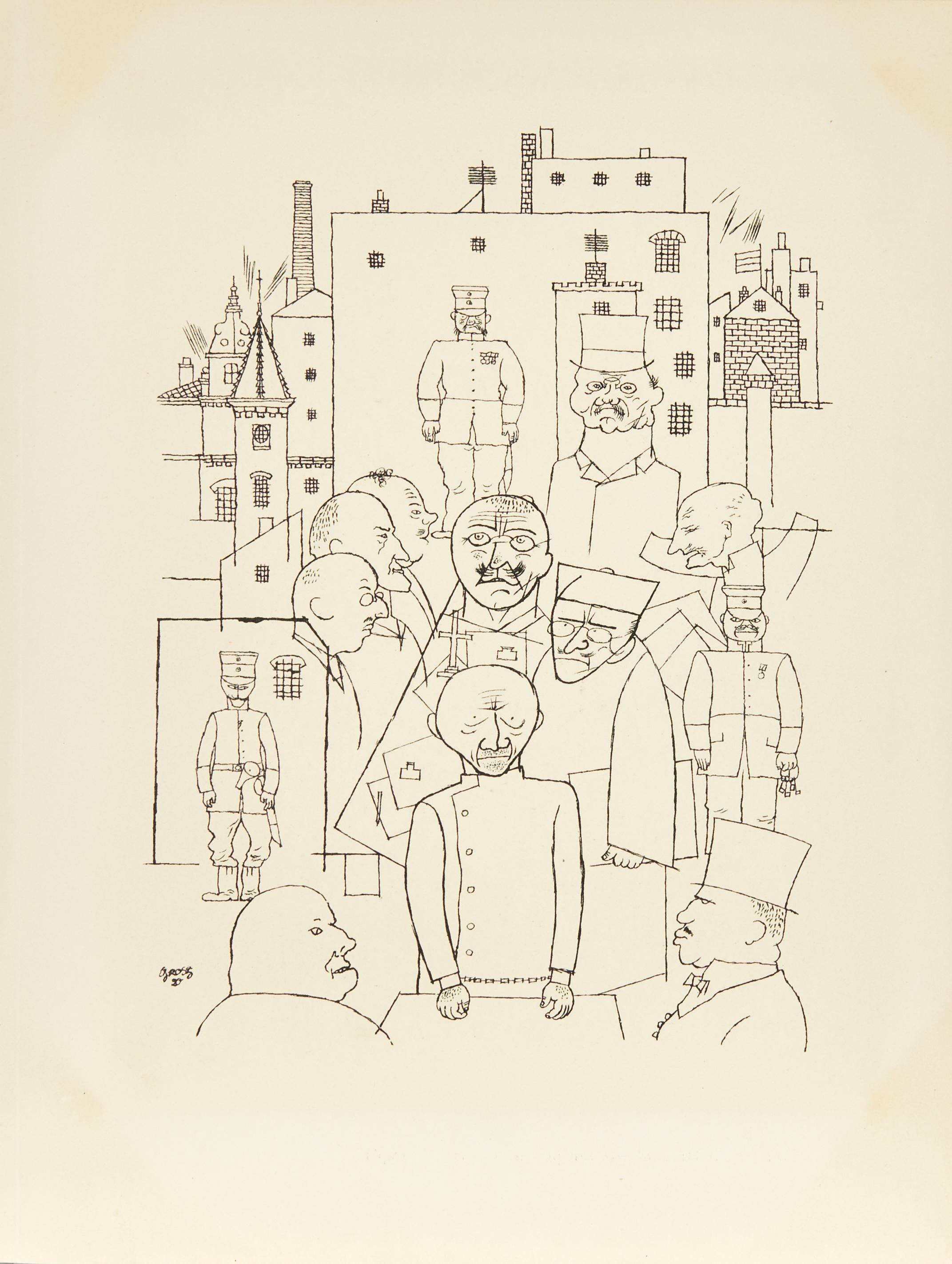 George Grosz | STEHENDER, WEIBLICHER AKT | MutualArt