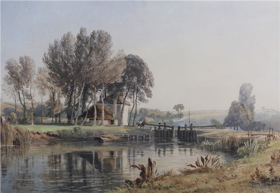 George Arthur Fripp | George Arthur Fripp – ‘The Lock Gates (1848 ...