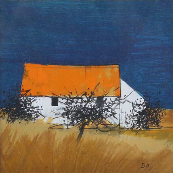 David Humphreys | David Humphreys – Landscape with Cottage (20th ...
