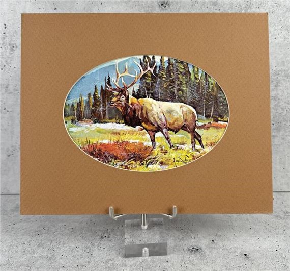 Ron Bailey | Ron Bailey Elk Print | MutualArt