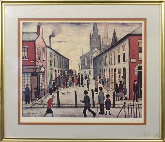 Laurence Stephen Lowry | Sunday Afternoon (1957) | MutualArt