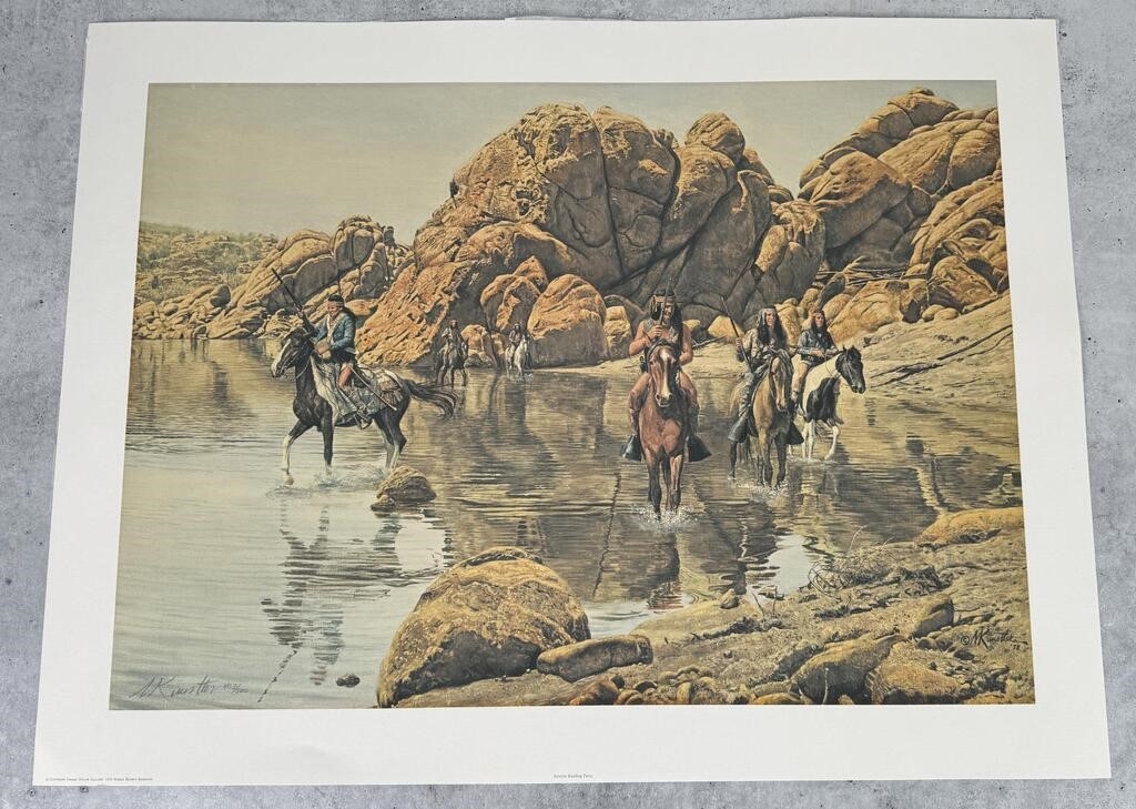 Morton Künstler | Sioux Warrior (Painted Horse) (1981) | MutualArt