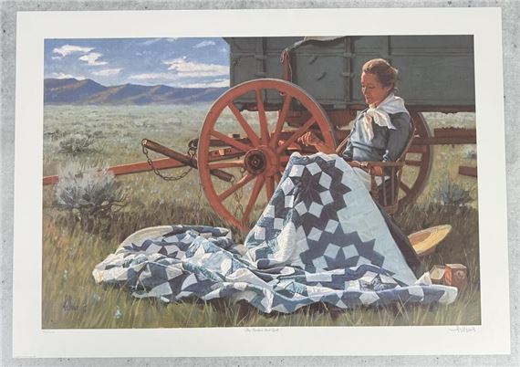 Fred Fellows | Fred Fellows The Broken Star Quilt Print | MutualArt