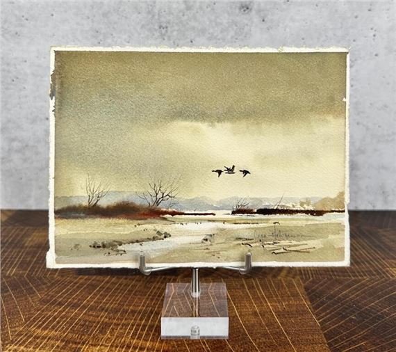 Jean Halverson | Jean Halverson Montana Watercolor Painting | MutualArt