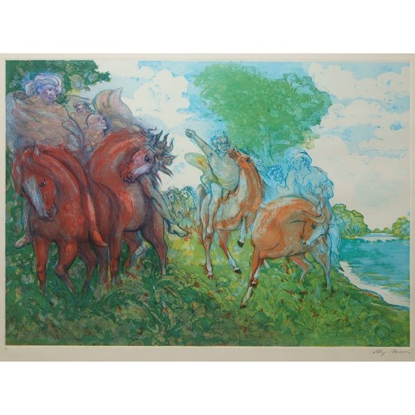 Aligi Sassu | Patroclus | MutualArt