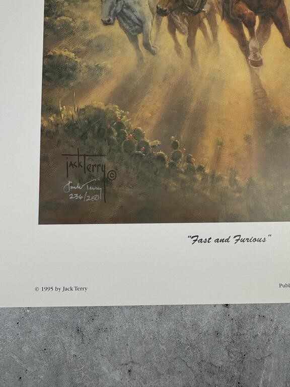 Jack Terry | Jack Terry Fast And Furious Print | MutualArt