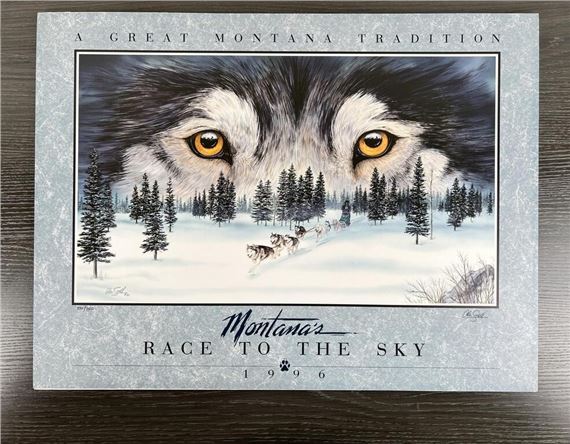 Alan Snell | Alan Snell 1996 Montana Race To The Sky Print (1996 ...