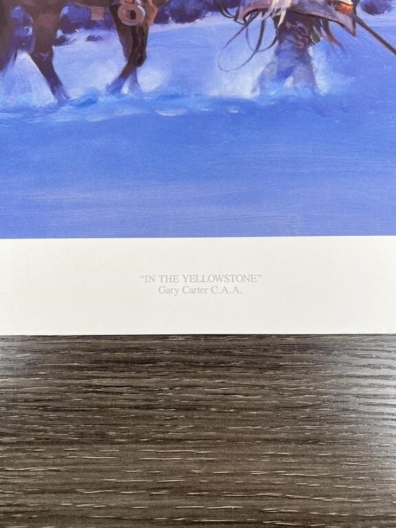 Gary Carter | Gary Carter In The Yellowstone Print | MutualArt