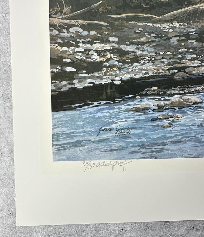 Janene Grende | Janene Grende Glaciers Crowning Glory Print RMEF ...
