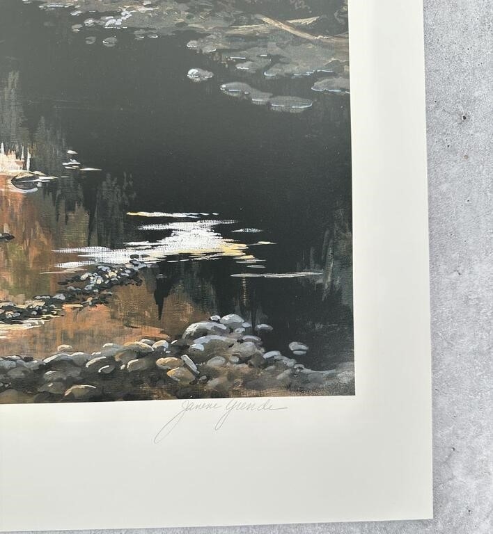 Janene Grende | Janene Grende Glaciers Crowning Glory Print RMEF ...