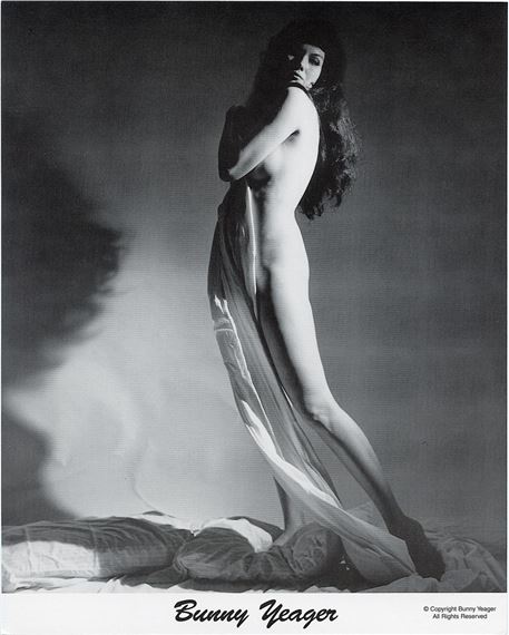 Bunny Yeager | Vintage Original BUNNY YEAGER Pin-Up Litho Archives SELF PHOTO | MutualArt