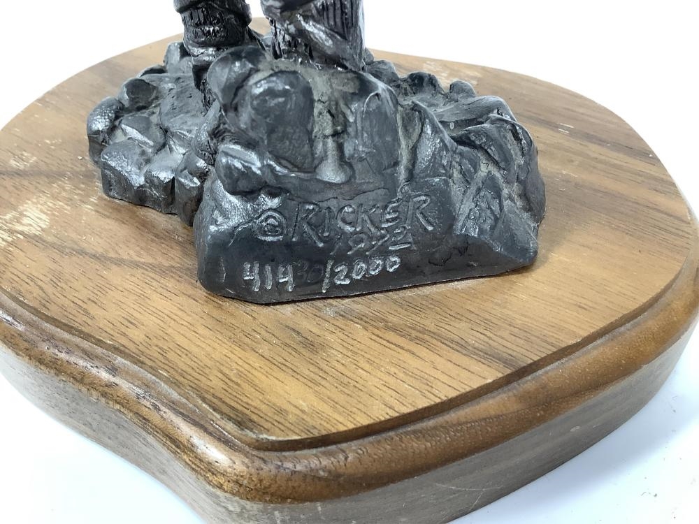 Michael Ricker | Michael Ricker Earle Pewter Viking Figure | MutualArt