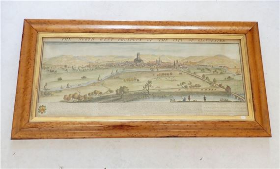 Samuel Buck | The North West Prospect of the City of Gloucester (1734 ...