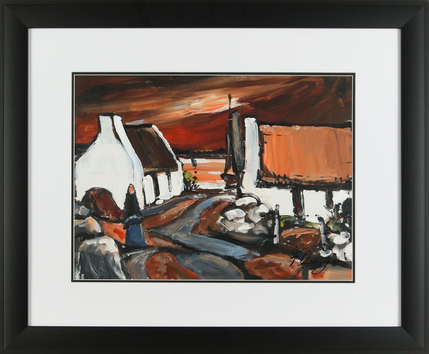 Terence Philip Flanagan | PATH BY THE COTTAGES | MutualArt