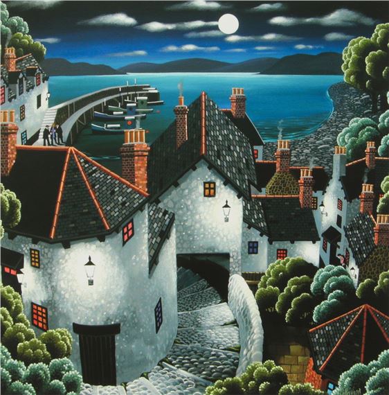 George Callaghan | MOONLIT STEPS | MutualArt