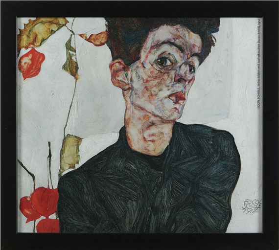 Egon Schiele | SELF-PORTRAIT | MutualArt