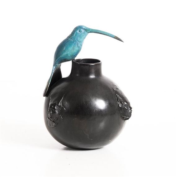 Valentin Bostan | Humming Bird on Airtight Vase | MutualArt