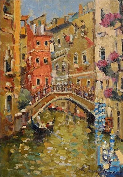 Liam Treacy | Canal off San Marco, Venice | MutualArt