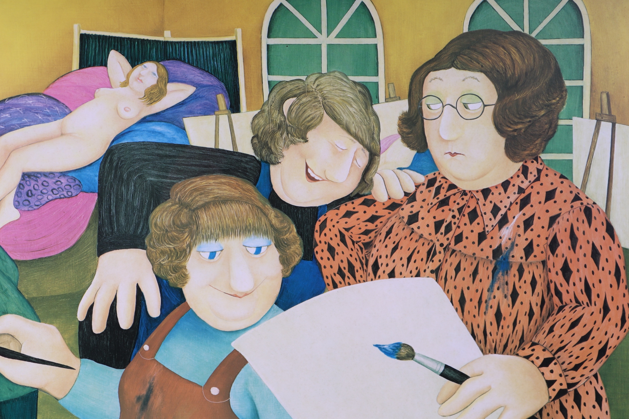 Beryl Cook | A Beryl Cook artist proof lithograph print - Art Class ...