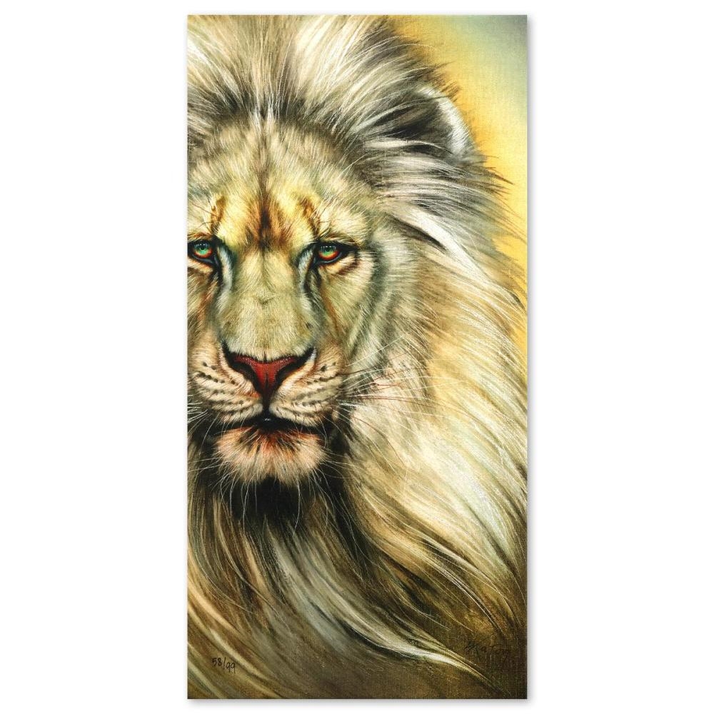Martin Katon | Title: White Lion | MutualArt