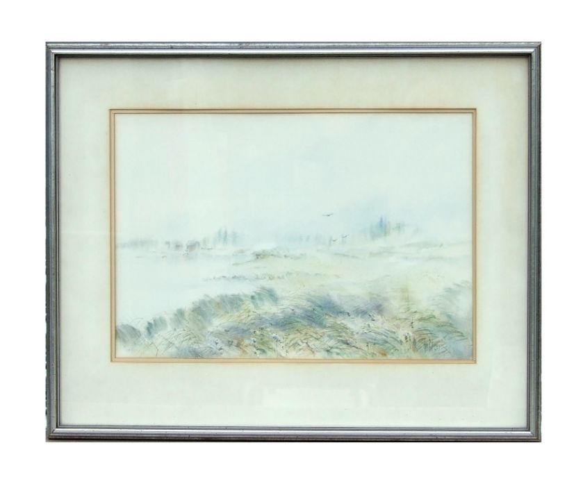 British School, 19th Century | 20th century British school, an estuary scene, watercolour ...