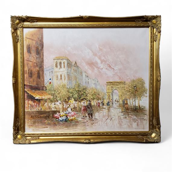 M. Church | Parisian Scene | MutualArt