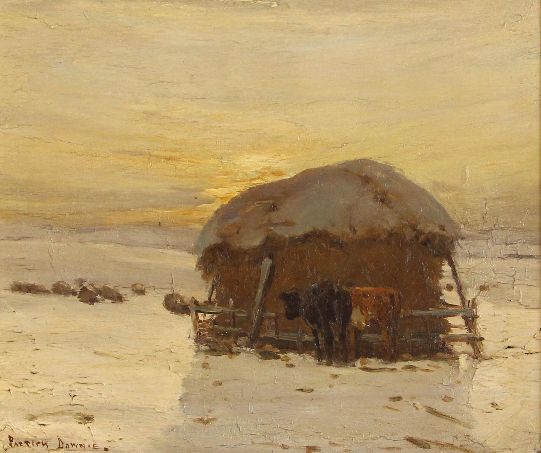 Patrick Downie | The Close Of A Winter Day | MutualArt