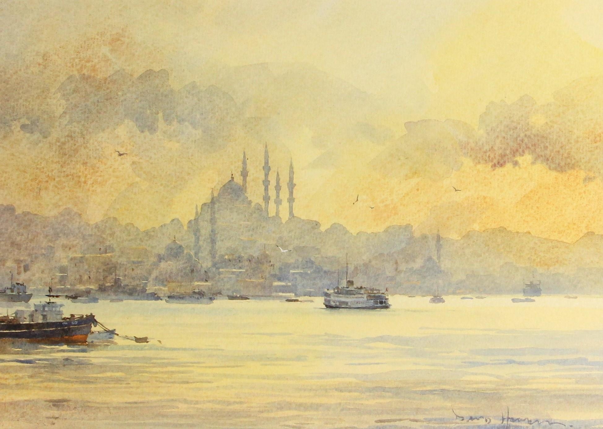 David Howell | Istanbul from the Bosporus, | MutualArt