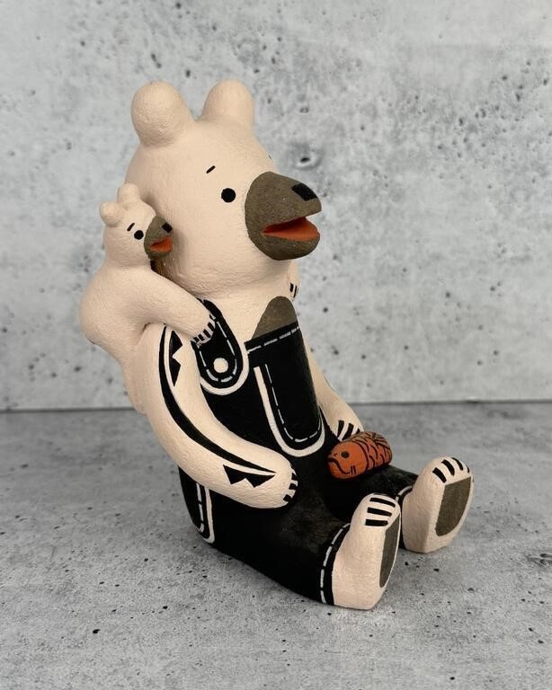 Dorothy Herrera | Dorothy Herrera Cochiti Pueblo Storyteller Bear ...