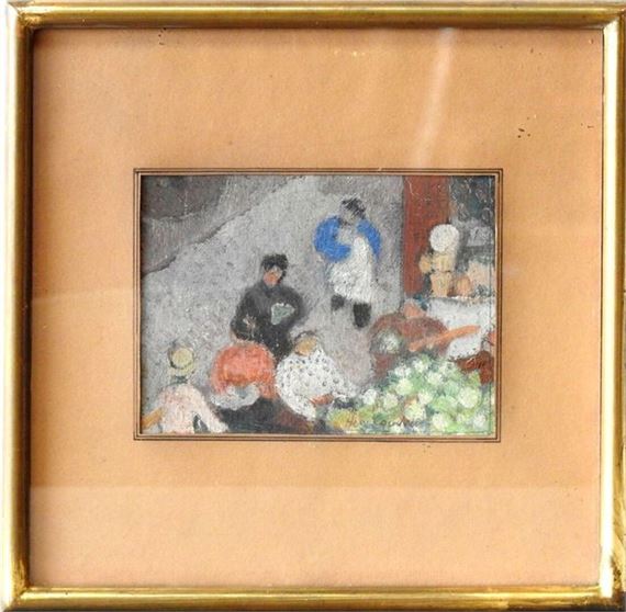 Henri Coudour | Flower market | MutualArt