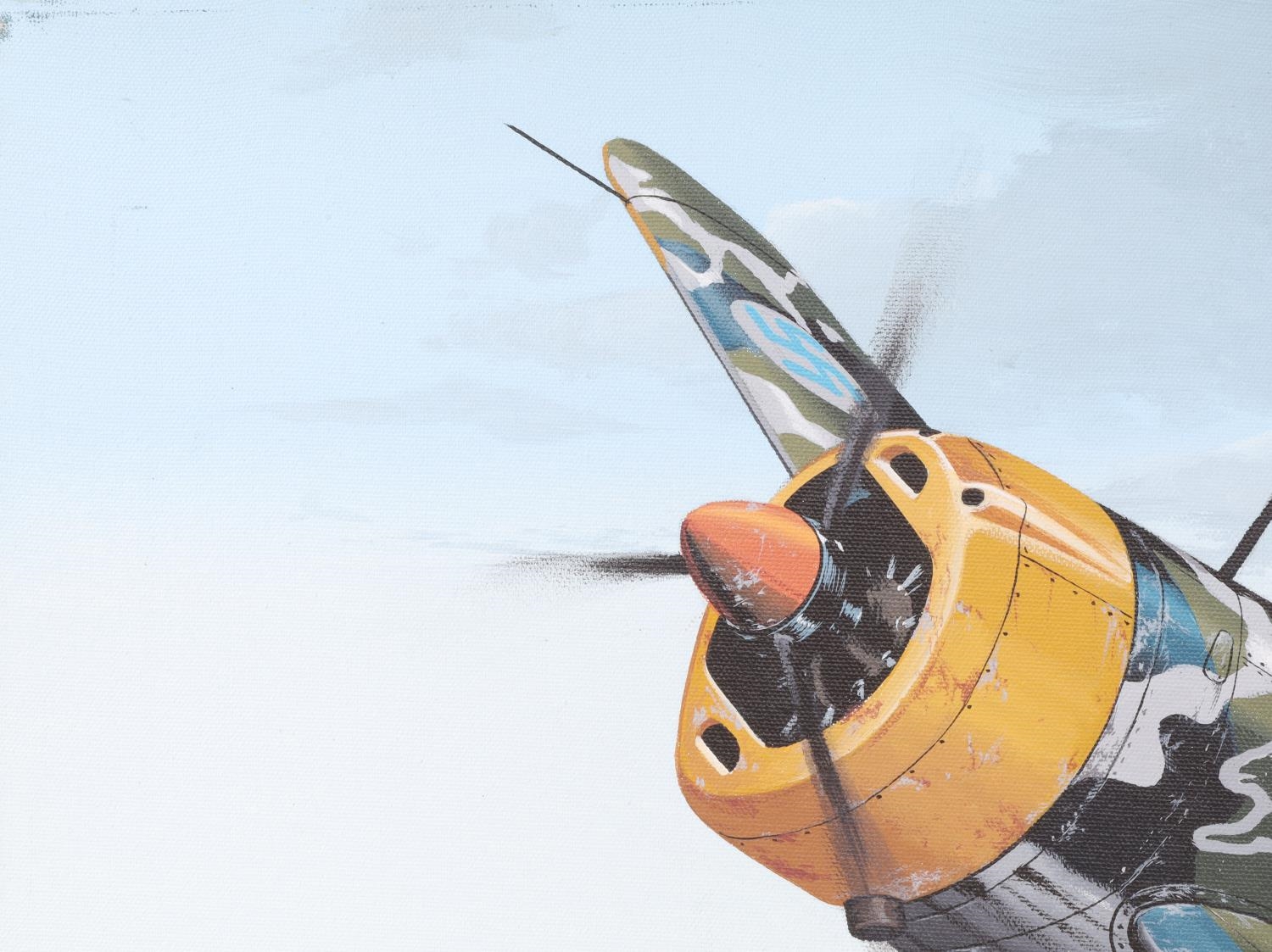 Raymond Waddey | RAY WADDEY WWII ACE JUUTILAINEN SIGNED PAINTING ...