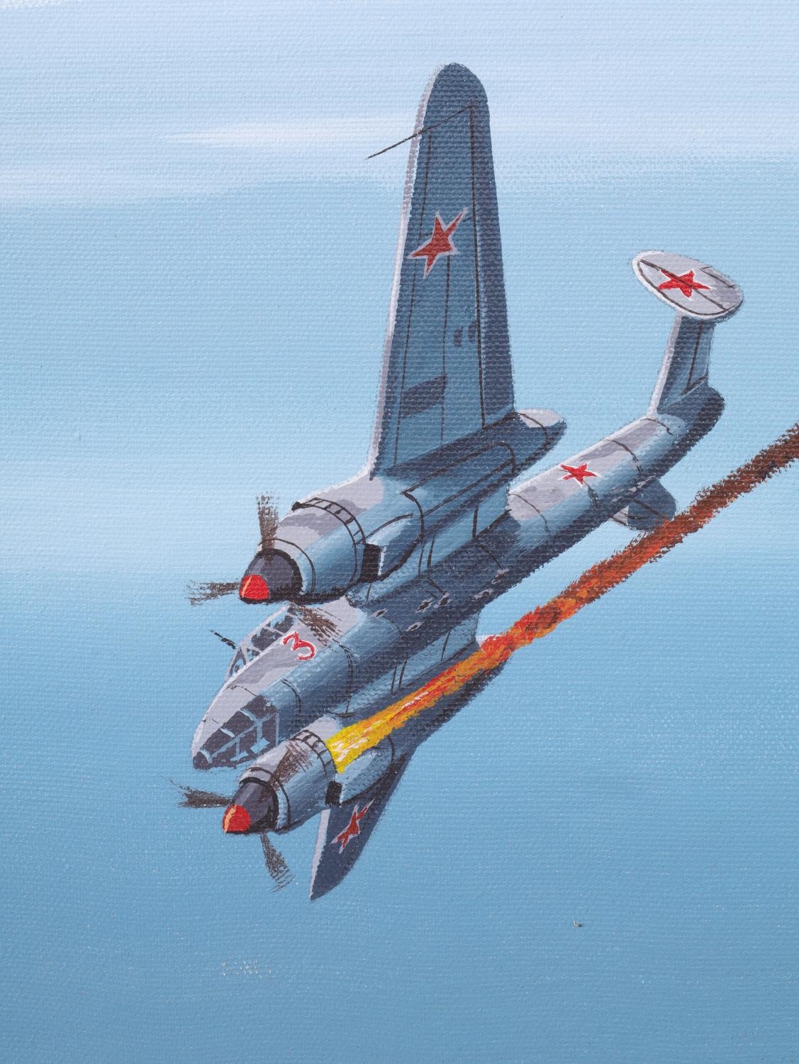 Raymond Waddey | RAY WADDEY WWII ACE JUUTILAINEN SIGNED PAINTING ...