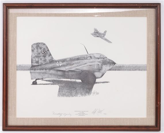 Max Crace | MAX CRACE ME 163B KOMET RUDOLF OPITZ PILOT SIGNED (1987 ...
