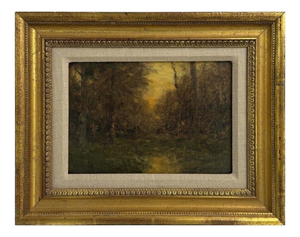 Charles Warren Eaton | A Winter Landscape (1887) | MutualArt