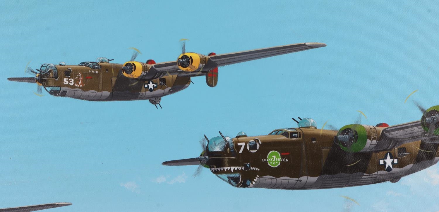 Raymond Waddey | RAY WADDEY WWII 15TH AF 461ST BG PILOT SIGNED WORK ...