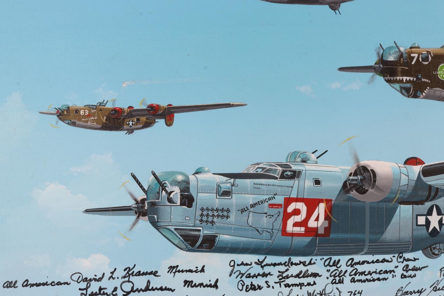 Raymond Waddey | RAY WADDEY WWII 15TH AF 461ST BG PILOT SIGNED WORK ...