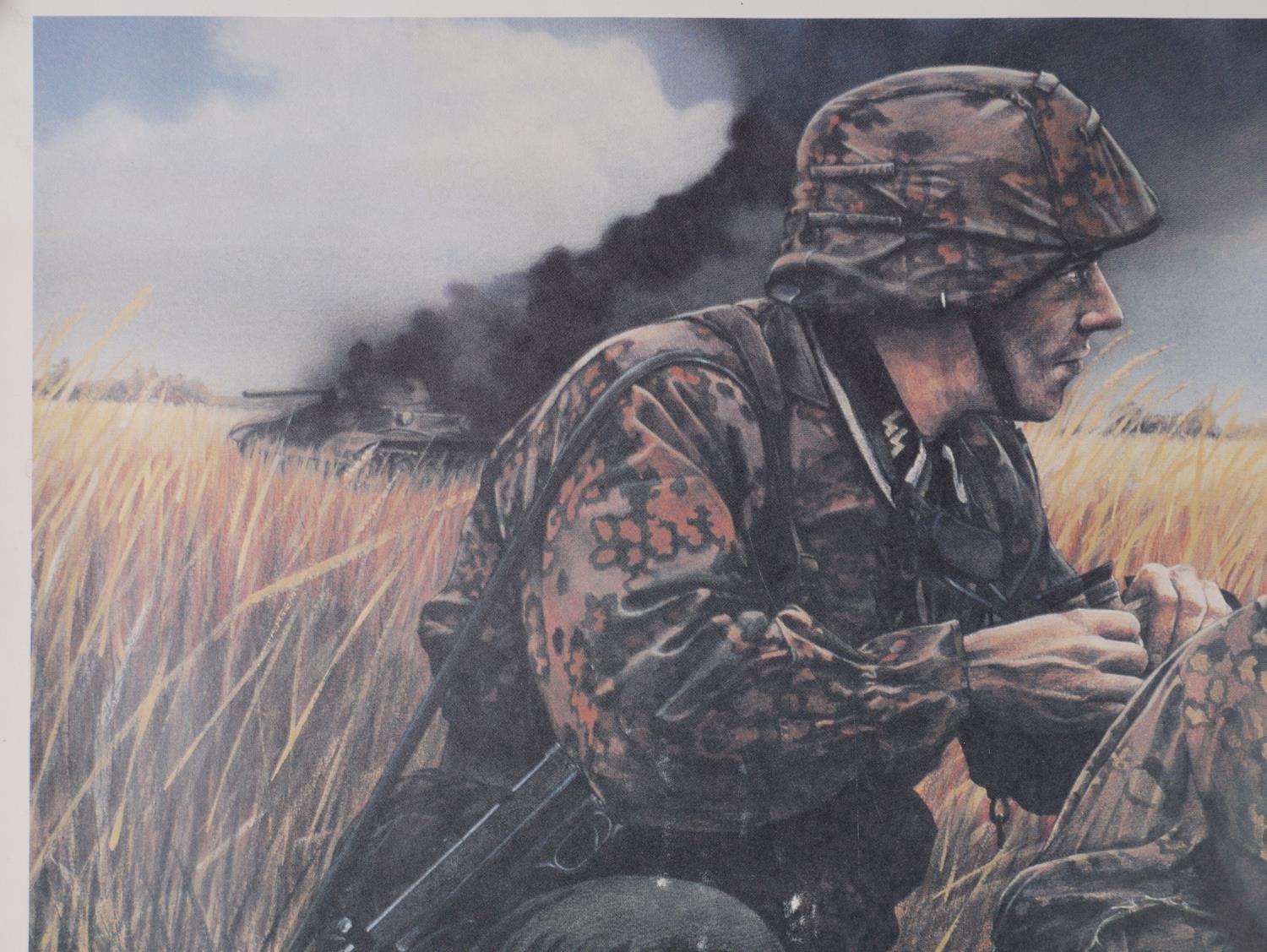 Max Crace | THIRD REICH WAFFEN-SS SNIPER MAX CRACE ART PRINT (1944 ...