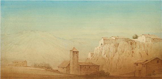 Franz Lenk | Dorfansicht (1949) | MutualArt