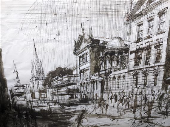 William Bird | William Bird (1930-2010) Oxford High '89-A watercolour ...