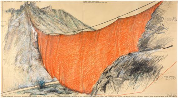 Christo | Valley Curtain (1972) | MutualArt