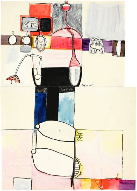 Eva Hesse | Untitled (1956) | MutualArt