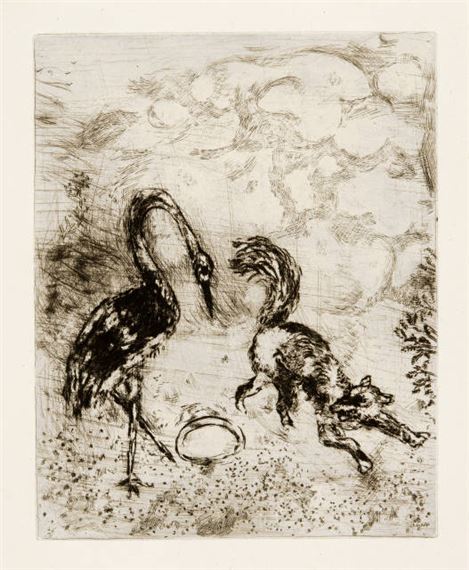 Marc Chagall | Jean de La Fontaine. Fables The complete suite of 100 ...