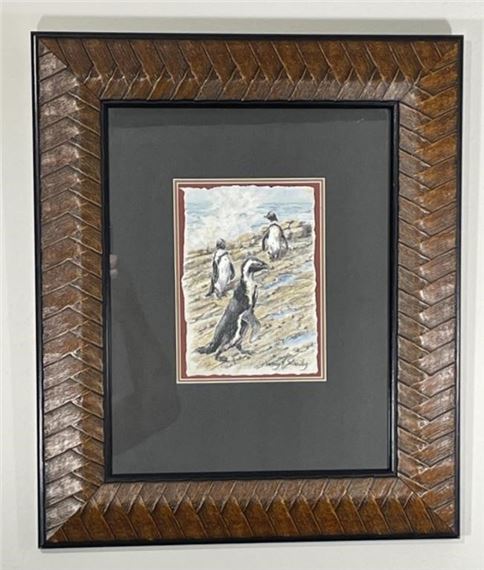 Nancy Strailey | Nancy Strailey Penguins Colored Pencil Origianal ...